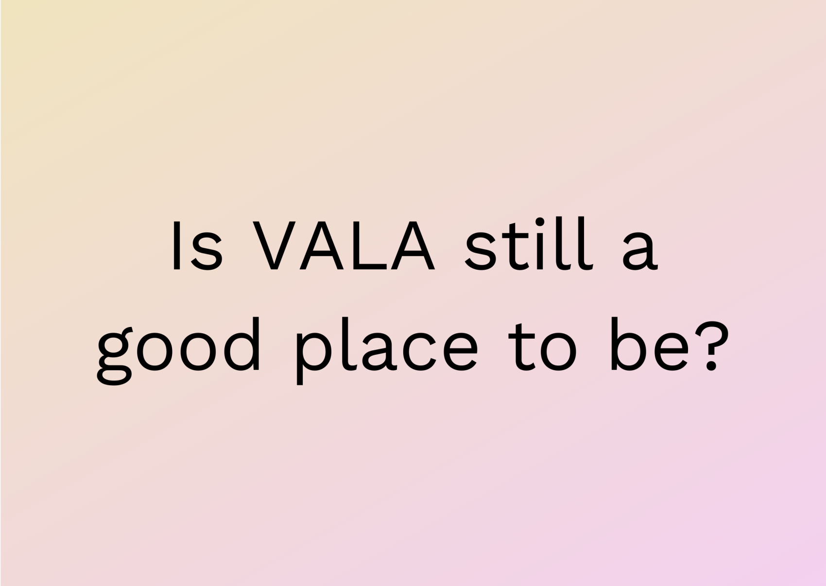 Home - VALA
