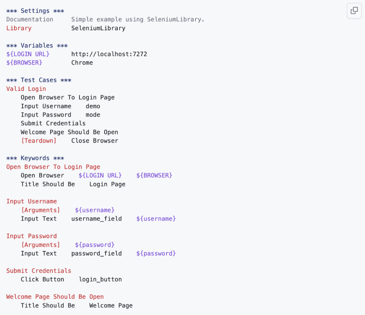 A Beginners Guide To Robot Framework Test Automation Vala