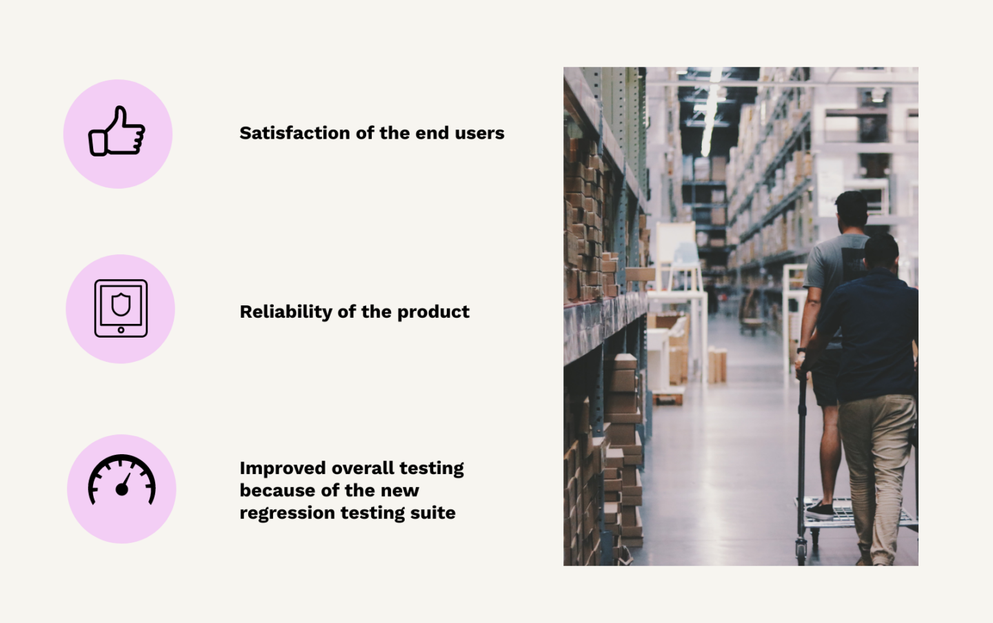 Logistics industry: Building Test Automation - VALA