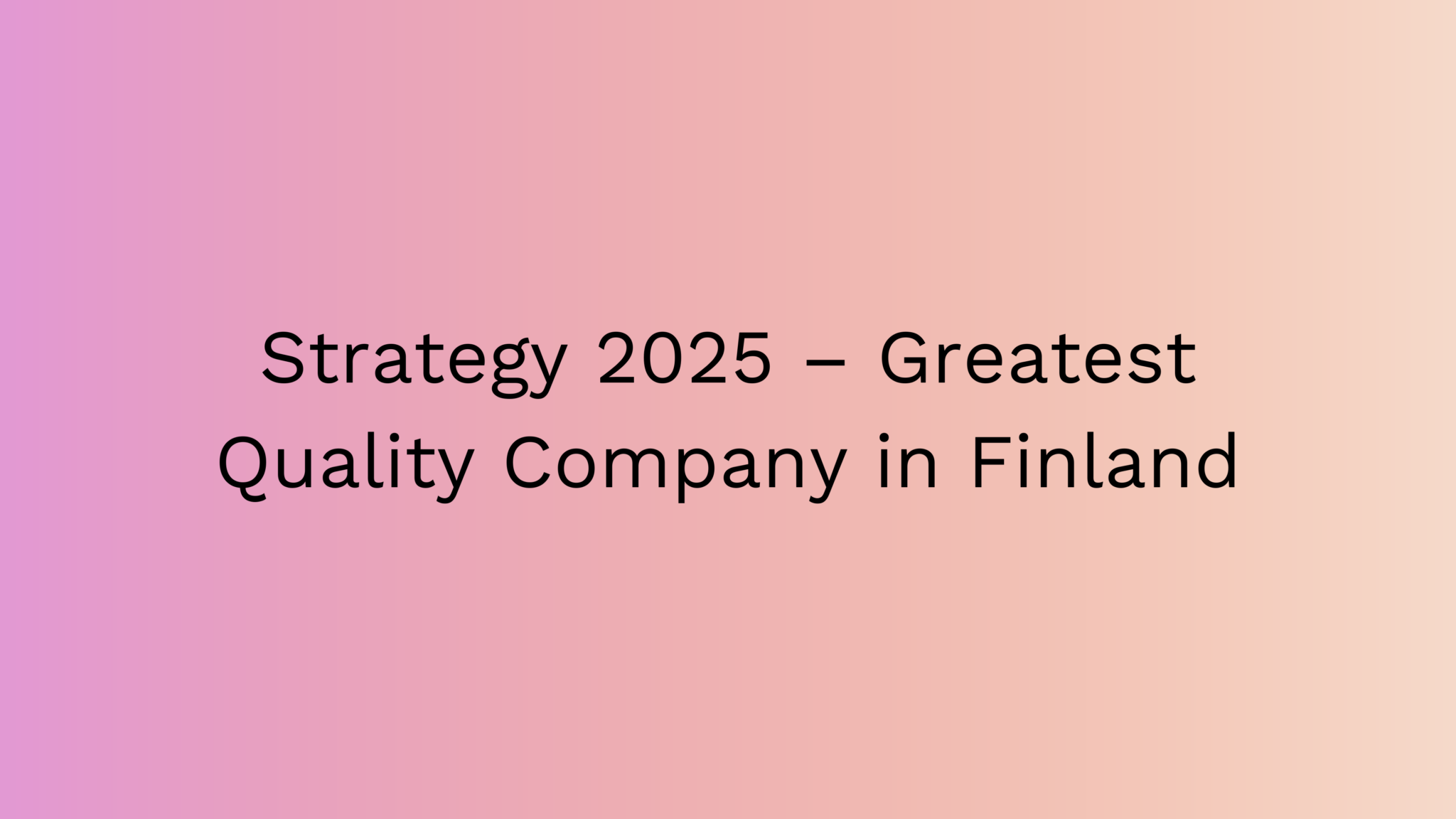 What does our new strategy mean for VALA people? - VALA